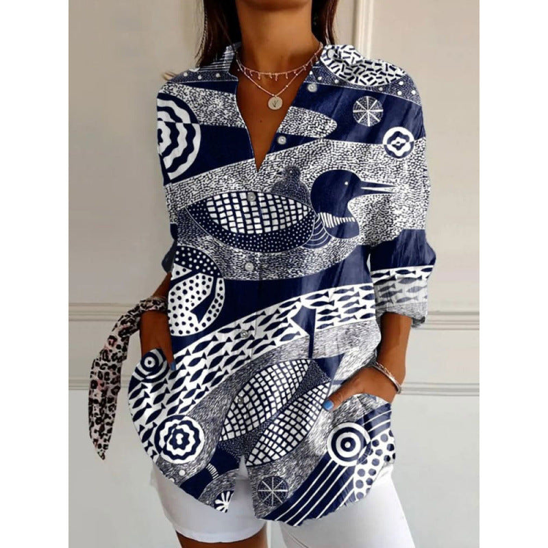 Marin | Duck & Fish Story Blouse – Adelaide Aesthetic